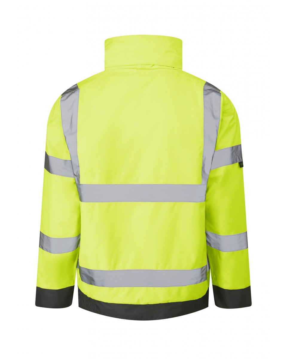 ISO 20471 Class 3 Bomber Jacket Yellow EcoViz